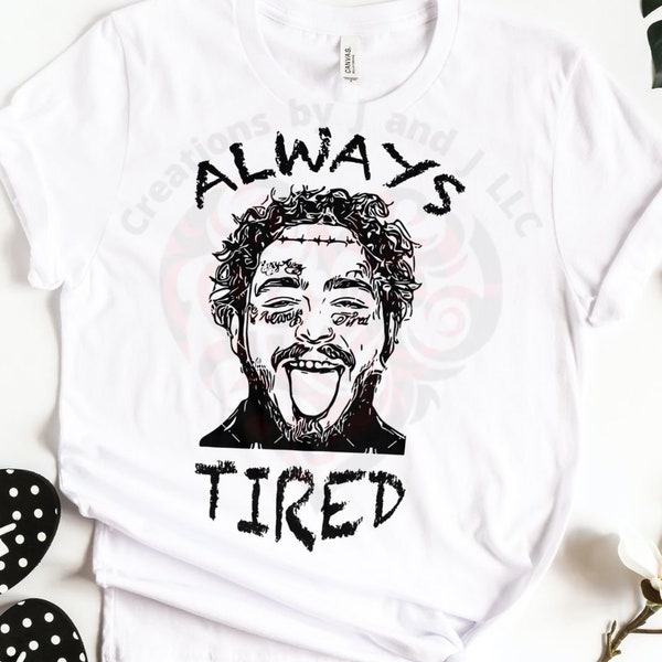 Post Malone Always Tired Stay Away Svg - Etsy