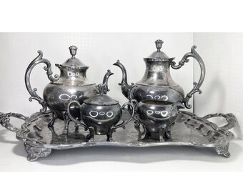 Silverplate Tea Service - Etsy
