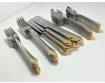 Oneida Gold Flatware - Etsy