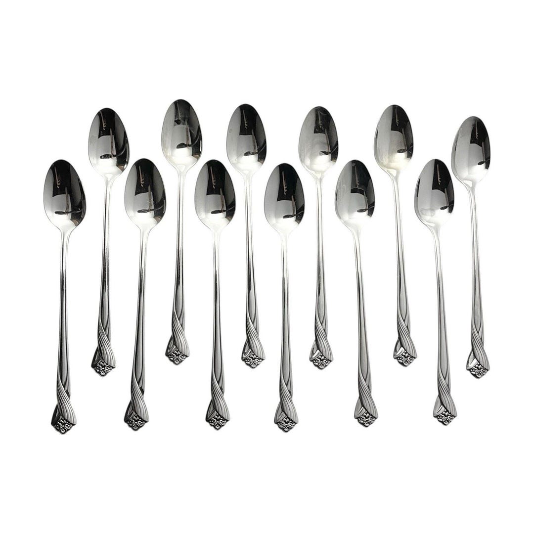Oneida “katrina” Set of 12 Stainless Iced Tea Spoons” 7 3/8” - Etsy