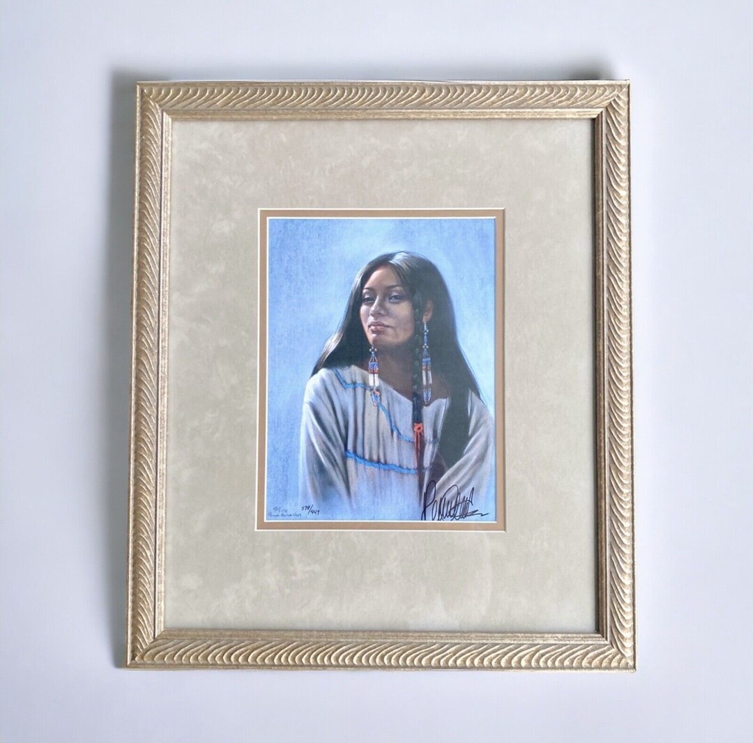 1993 Penni Anne Cross “daybreak” Framed 16.5” Litho Signed Print 379/ ...