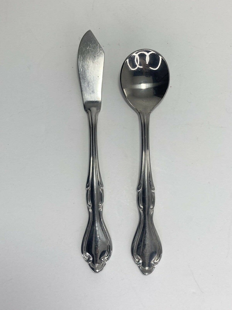 Kitchen & Dining Leonard Silver EXETER Scroll Edge Korea 29-Piece ...