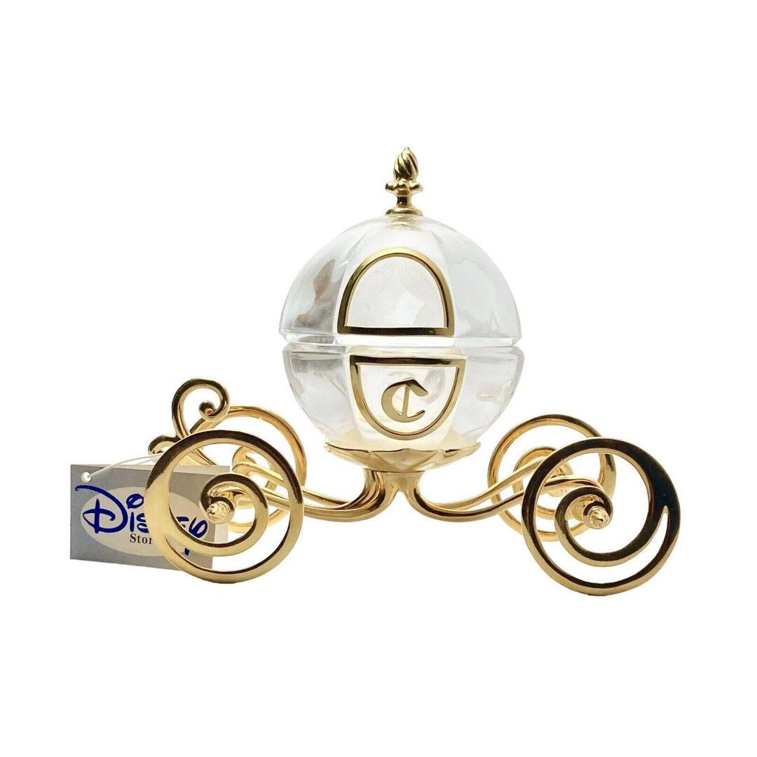 1990s Disney Cinderella Crystal & Gold Tone Stagecoach Carriage ...