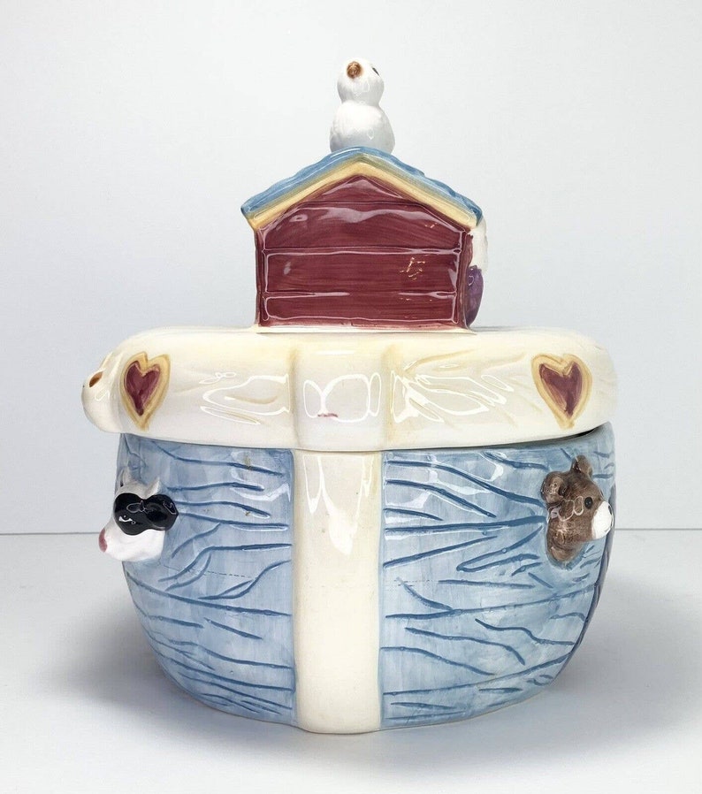 Susan Winget, Vintage Ceramic Handpainted Noah’s Ark Cookie Jar, 9” - Etsy
