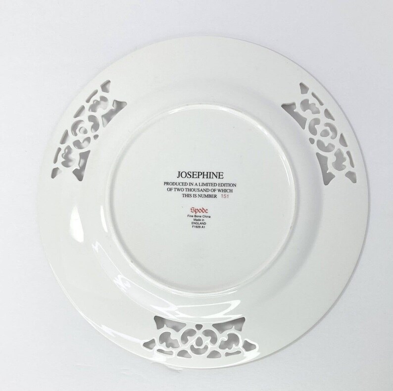 RARE Spode JOSEPHINE 2 Reticulated Bone China Plates 9 1/4 - Etsy