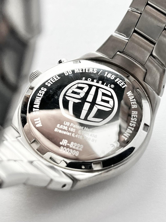 2000s Y2K Fossil Big Tic JR-8222 Blue Flame Animated … - Gem