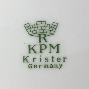 KPM Krister 742 WHITE FLOWERS, *rare* 58-piece Porcelain Dinnerware Set ...