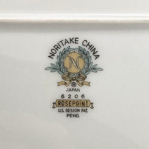 Noritake “rosepoint” 6-piece Porcelain Dinnerware Serving Hostess Set ...