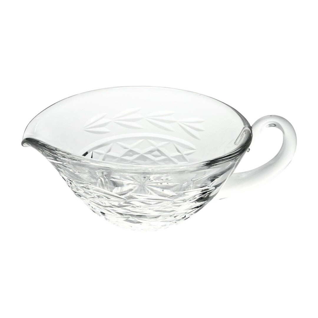1980s Waterford “glandore” Crystal Gravy or Sauce Boat 7” 8oz Signed - Etsy