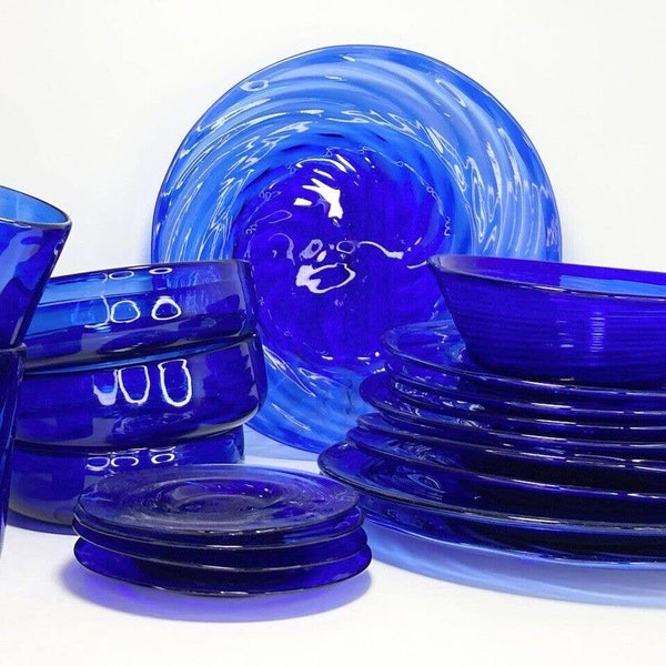 Glass Dinnerware - Etsy