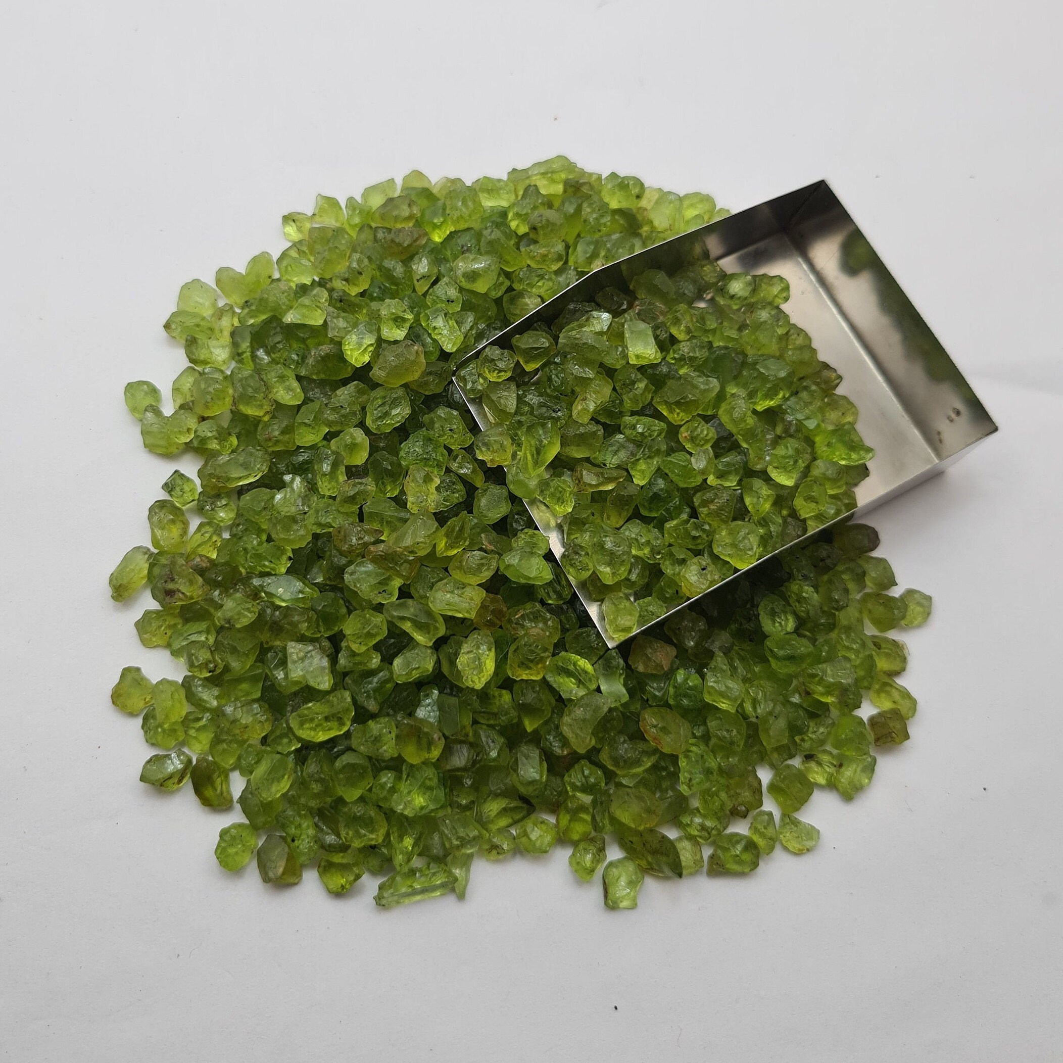 Natural Peridot Rough Crystal Raw Green Peridot Rough | Etsy