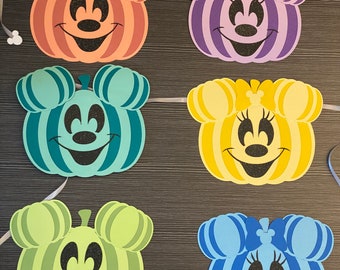 Mickey and Minnie Fall Decor - Etsy