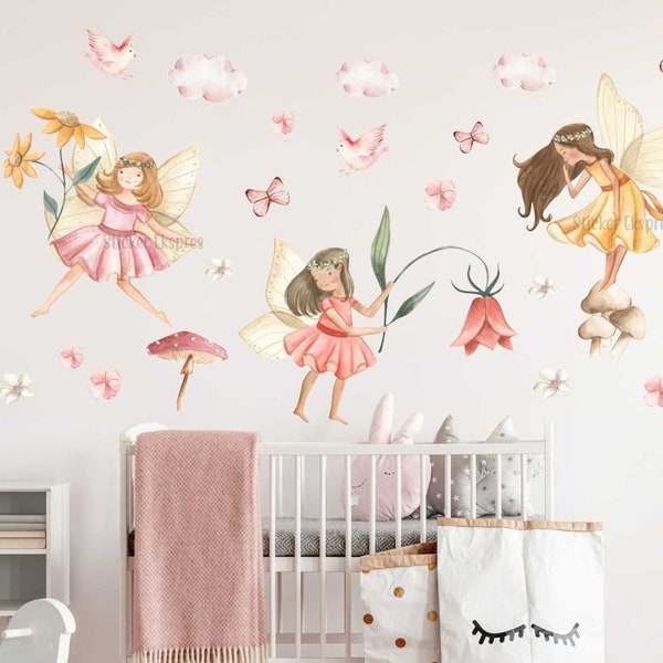 Fairy Wall Decal - Etsy