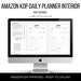 Approved Amazon KDP Daily Planner L Template | 120 Pages PDF | Digital ...