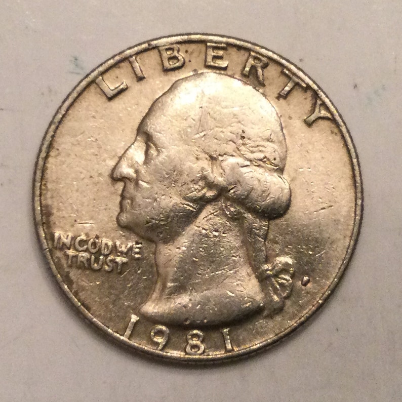 1981 P Washington Quarter - Etsy