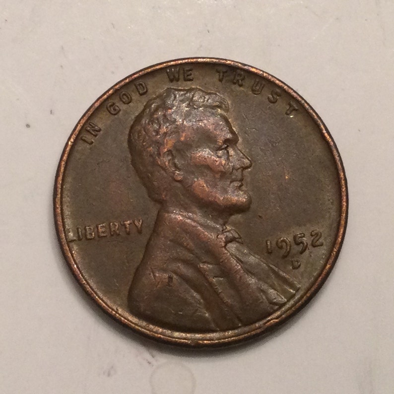1952 D Lincoln Wheat Cent - Etsy