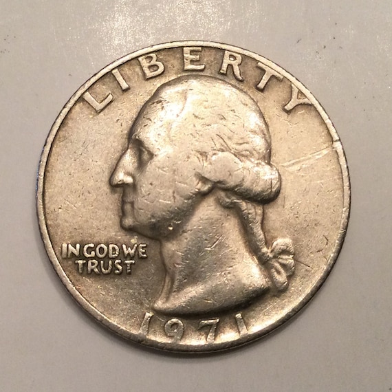 1971 Washington Quarter | Etsy