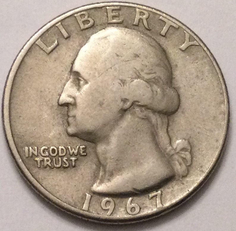 1967 Washington Quarter - Etsy