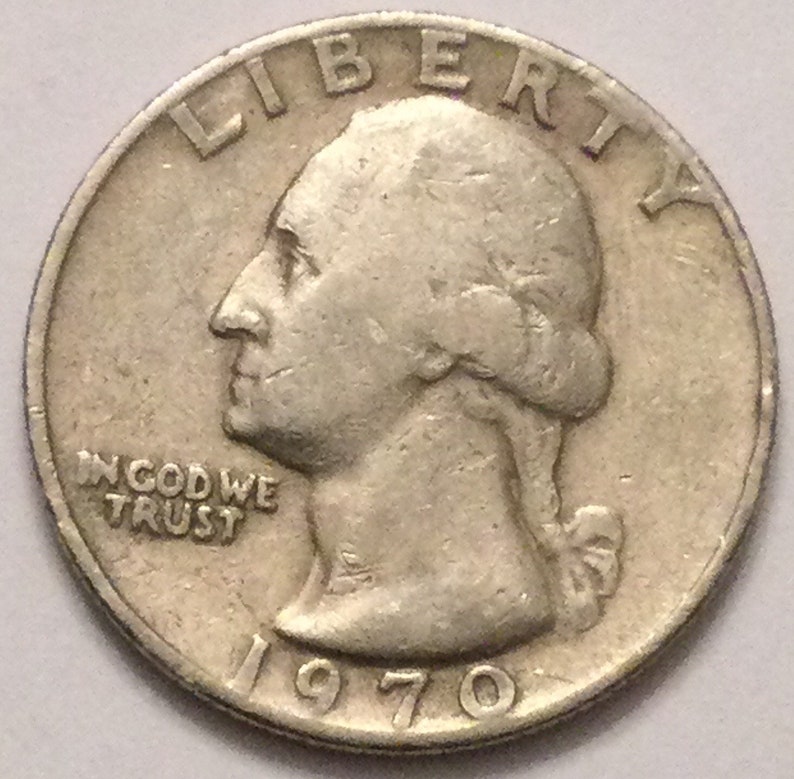 1970 Washington Quarter - Etsy