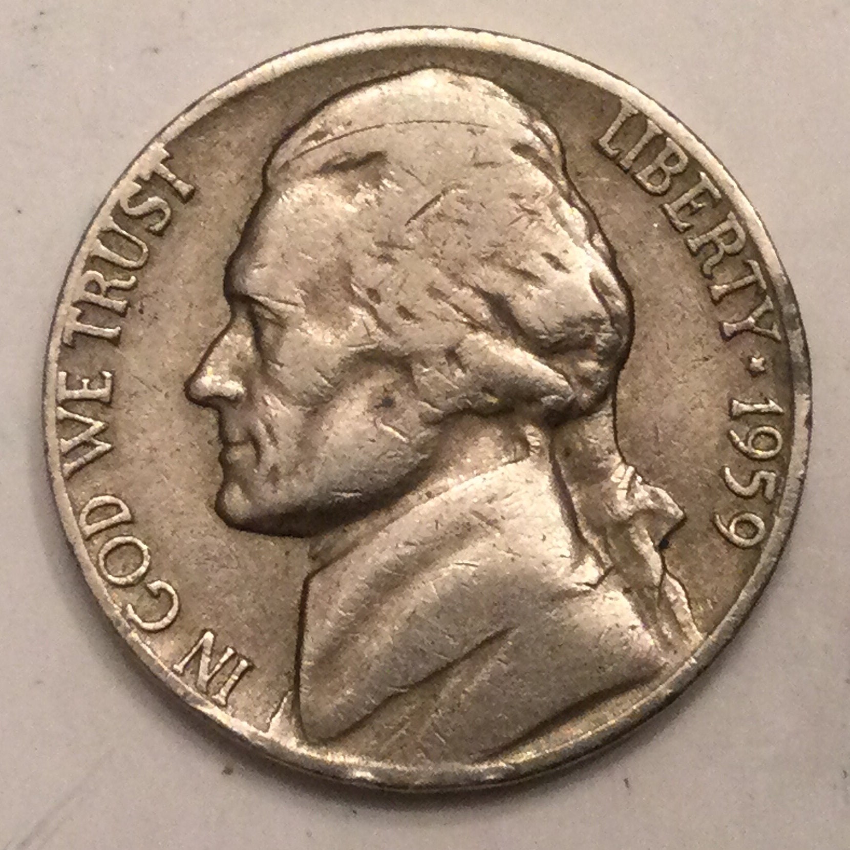 1959 D Jefferson Nickel Mint Denver - Etsy
