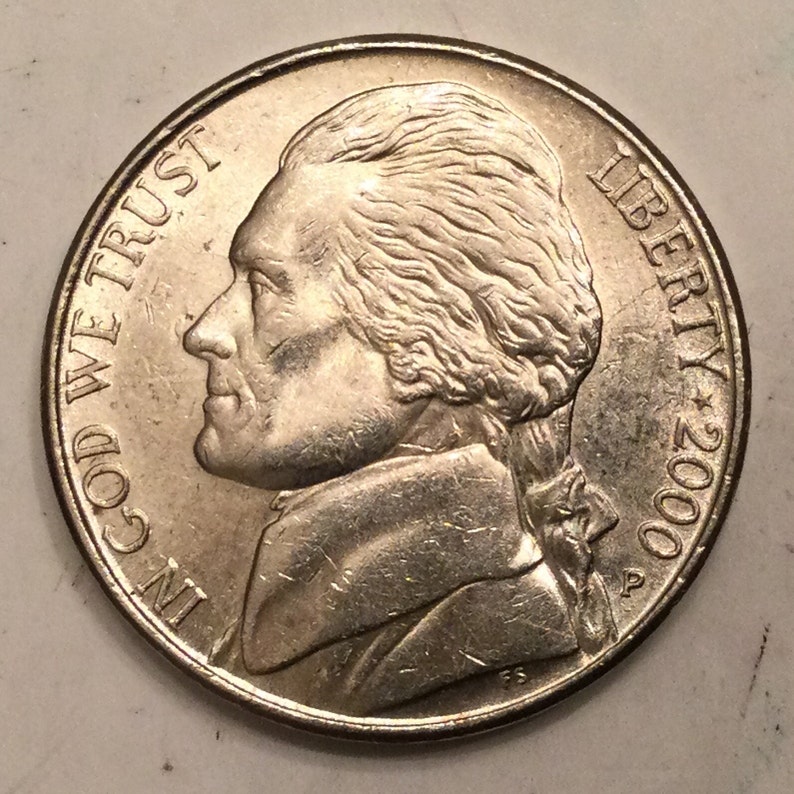 2000 P Jefferson Nickel - Etsy