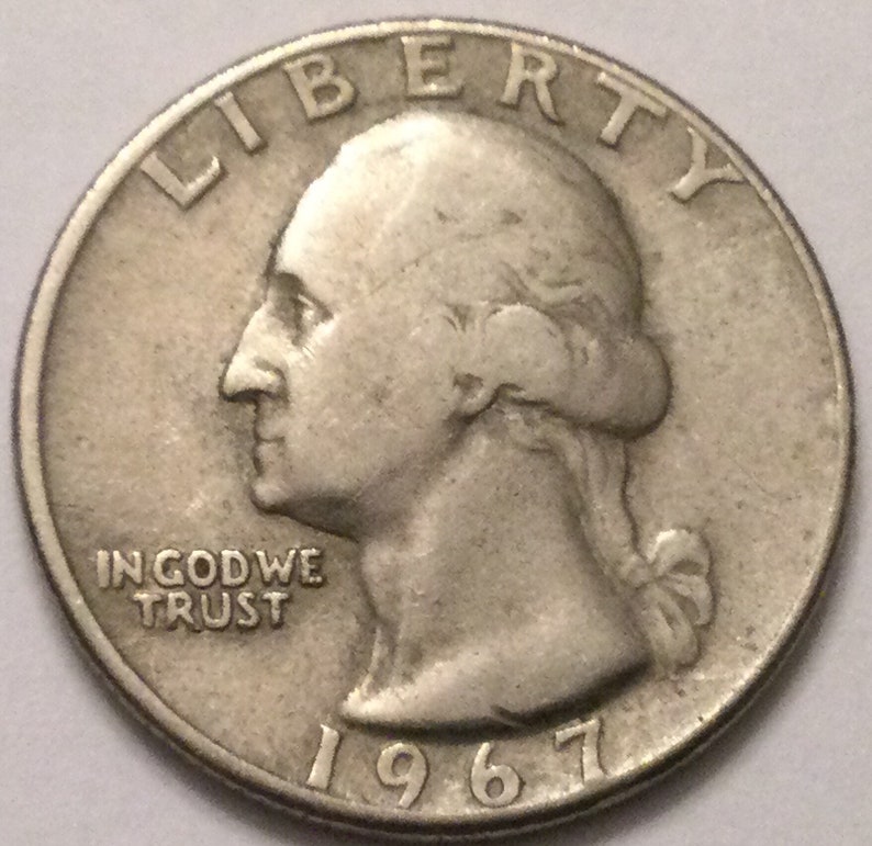 1967 Washington Quarter - Etsy