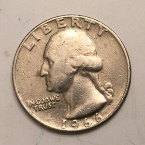 1966 Washington Quarter - Etsy