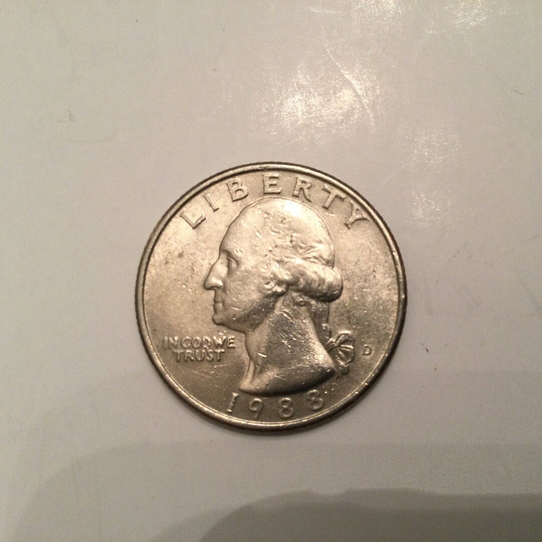1988 D Washington Quarter Etsy