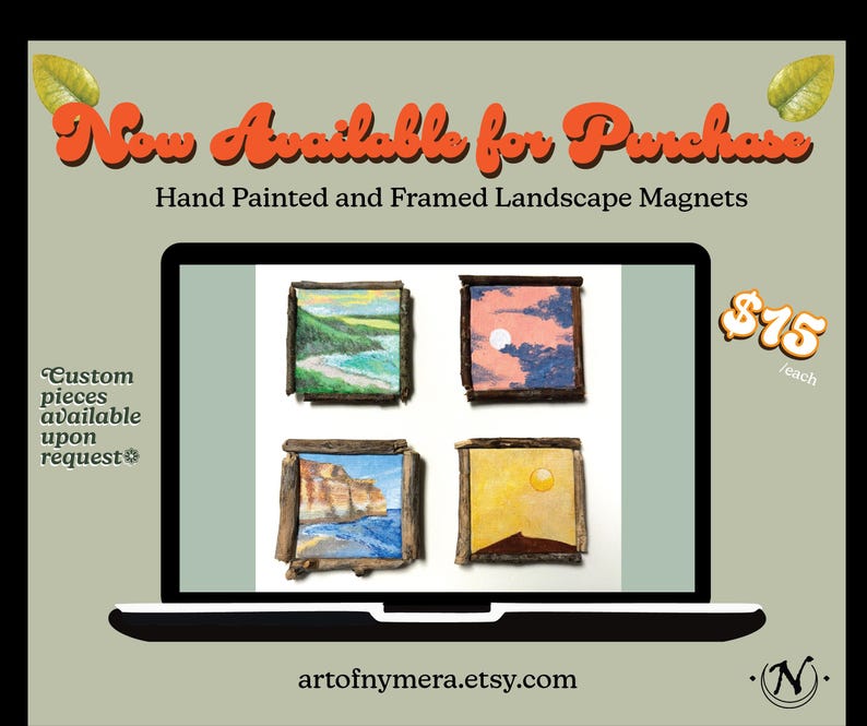 Nature Landscape Magnets - Etsy