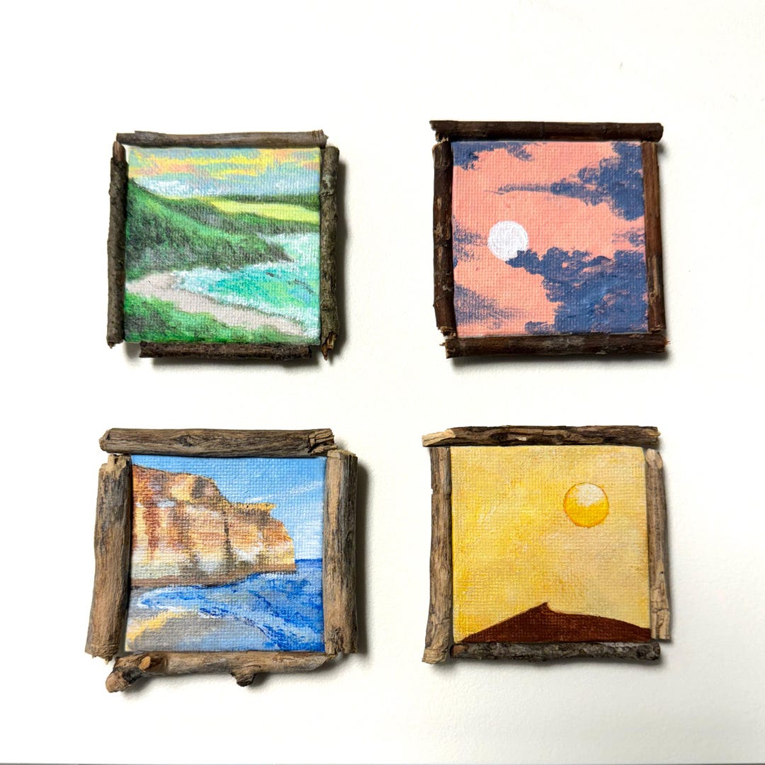 Nature Landscape Magnets - Etsy