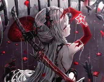Honkai Star Rail Acheron Art Prints 11x17in - Etsy UK