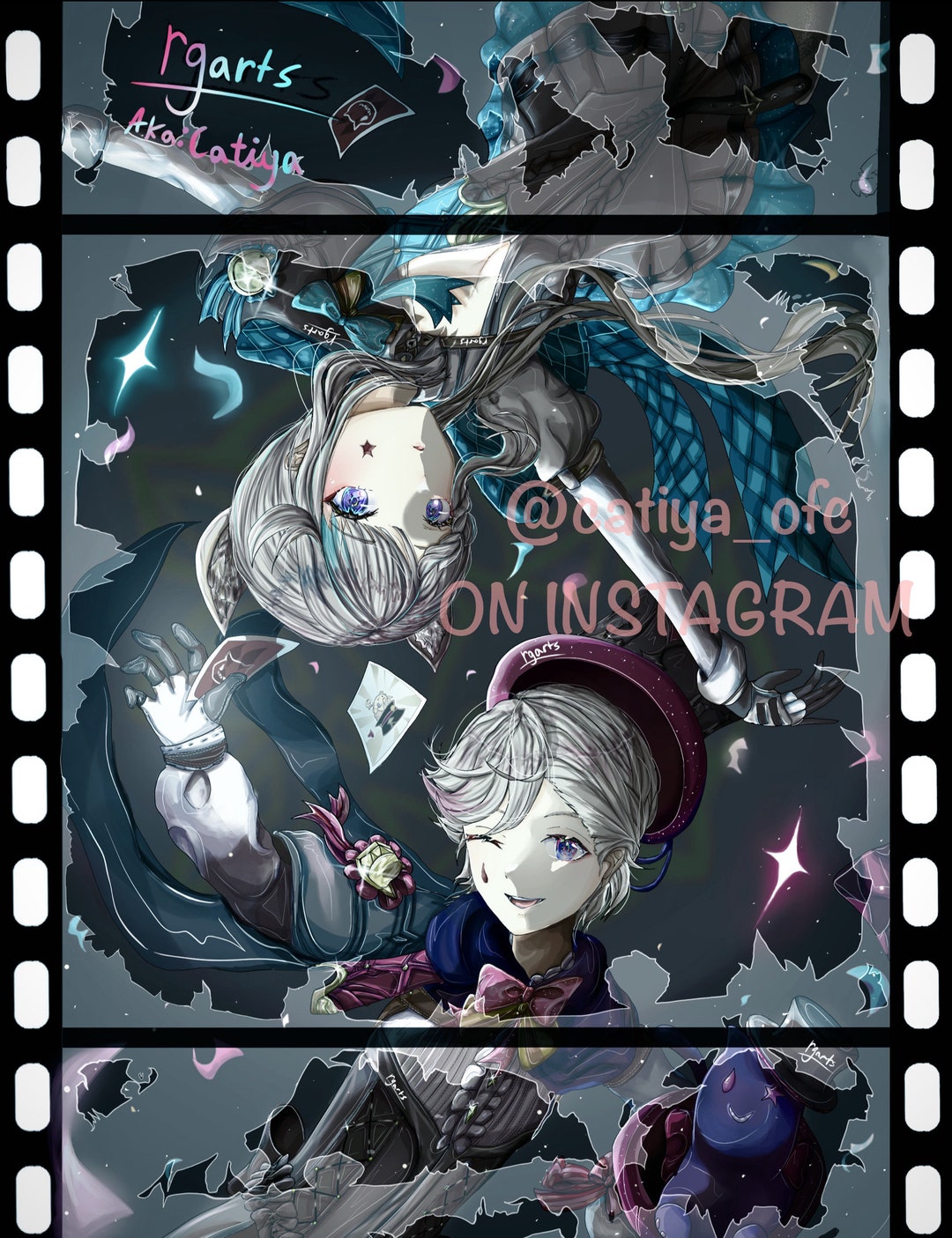 Lyney and Lynette Art Print - Etsy