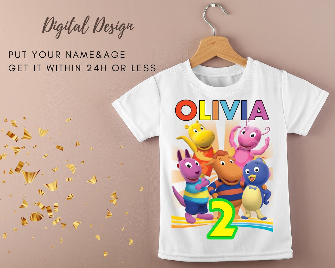 BACK YARDIGANS Digital Printable T-shirt Design Birthday Party T-shirt ...