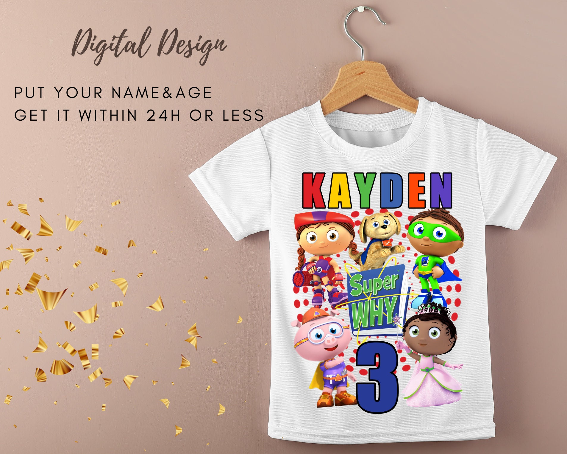 Super Why Logo Iron On