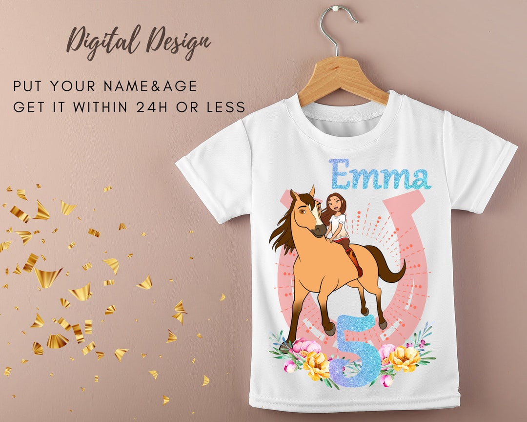 SPIRIT RIDING Digital Printable T-shirt Design 1st Birthday - Etsy