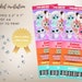 MAGIC MIXIES Ticket Invitation Digital Printable 1st Birthday - Etsy