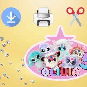 MAGIC MIXIES Digital Printable Cake Topper Design Birthday Supplies ...