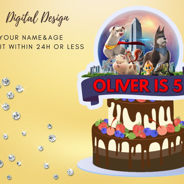 Pet Cake Topper - Etsy