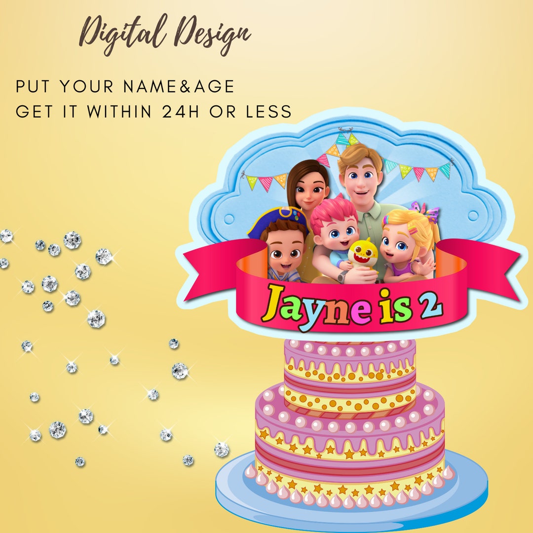 BEBEFINN Digital Printable Cake Topper Design 1st Birthday - Etsy Portugal