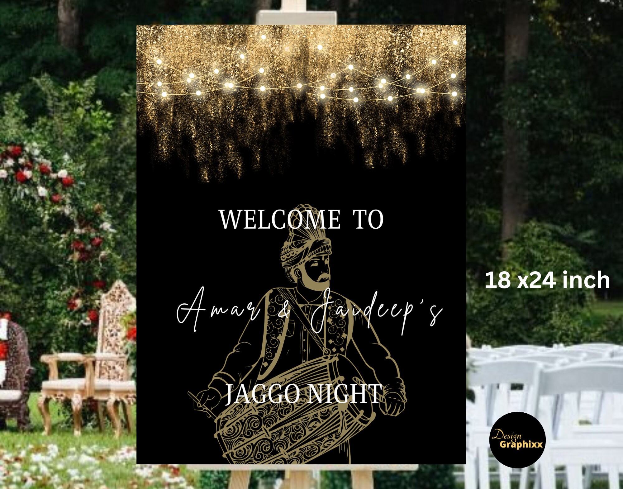 Jaggo Welcome Sign Digital File Sagan Mehendi Haldi - Etsy