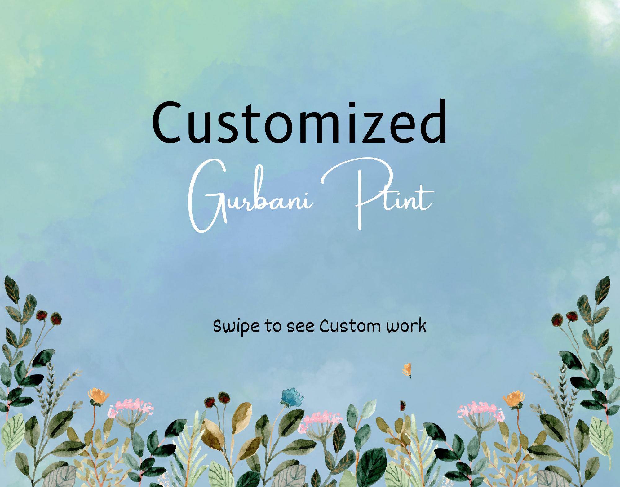 Customize Gurbani Print | Gurmukhi Poster | Printable Artwork I Digital ...