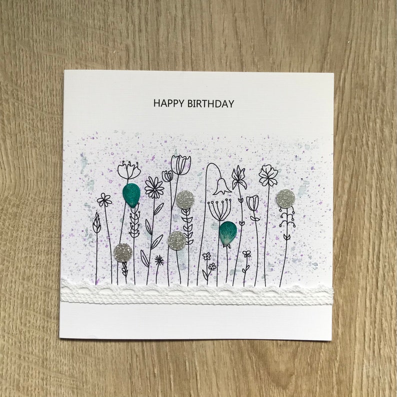 Handmade Birthday Card personalisation Available - Etsy