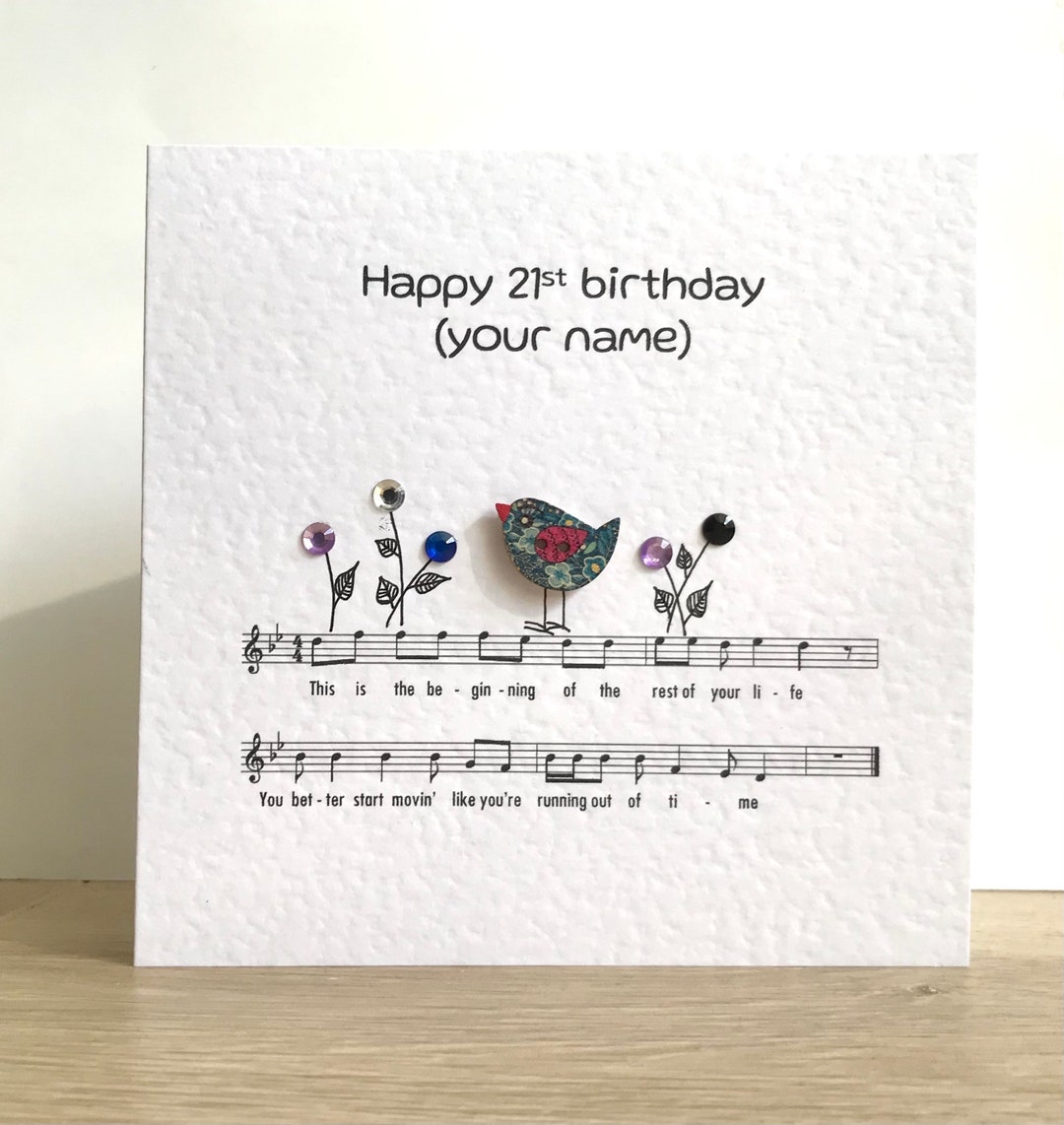 Gerry Cinnamon Canter Music Birthday Card - Etsy UK
