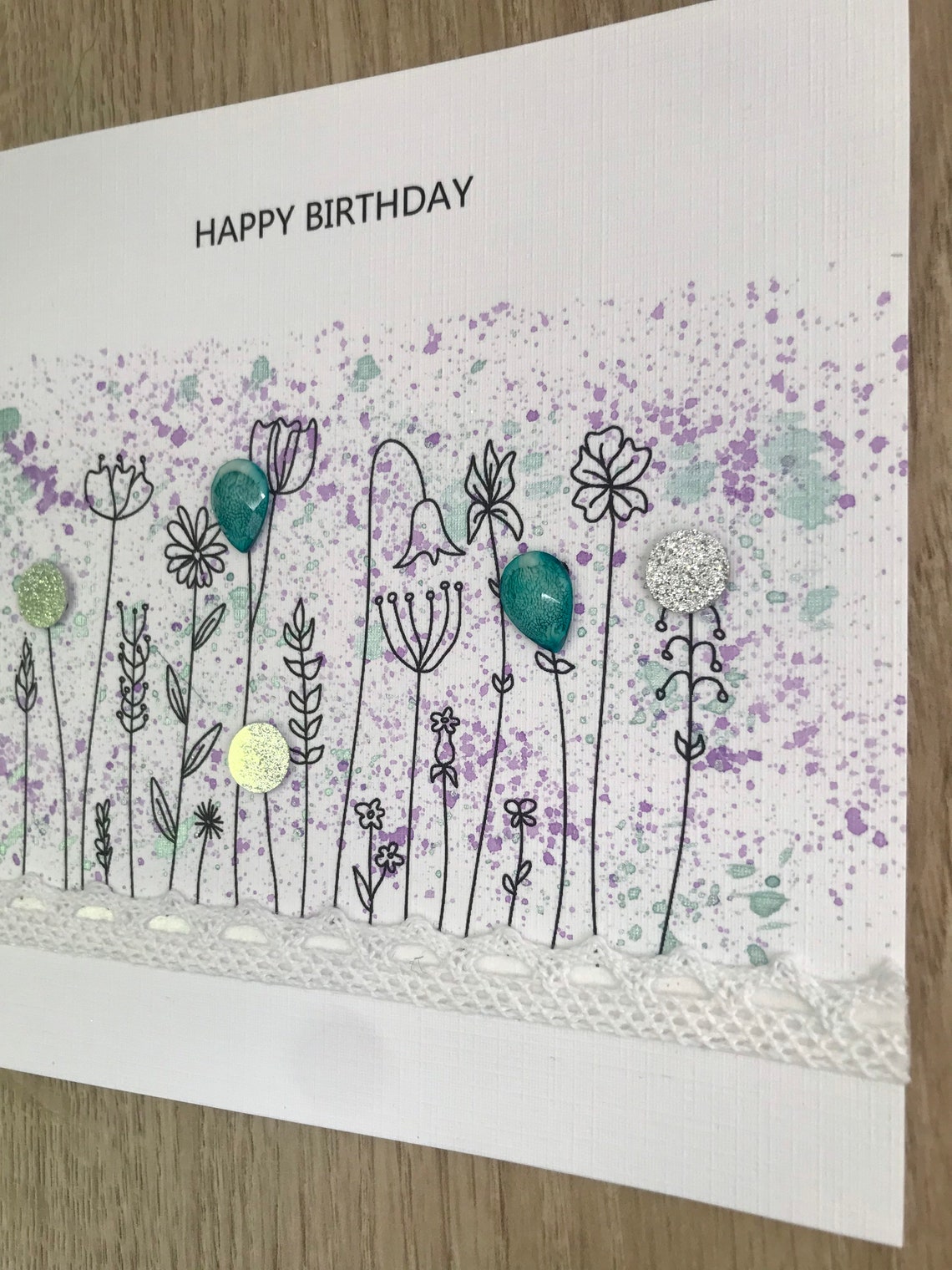 Handmade Birthday Card personalisation Available - Etsy