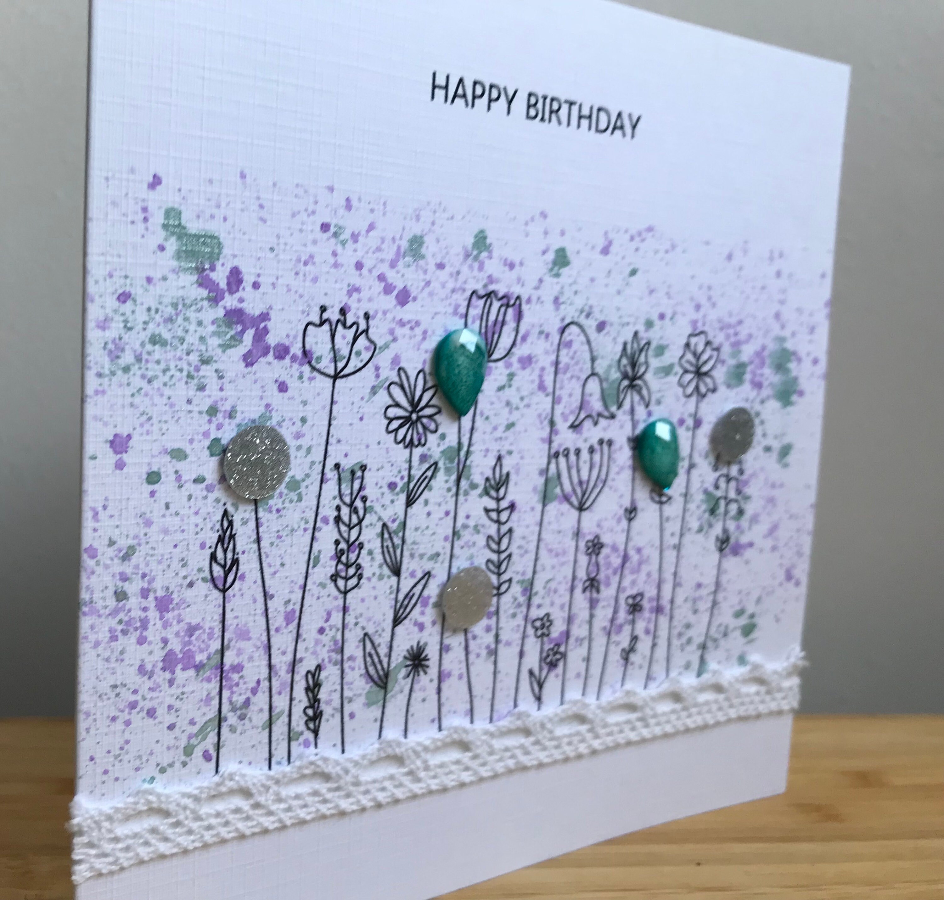 Handmade Birthday Card personalisation Available - Etsy