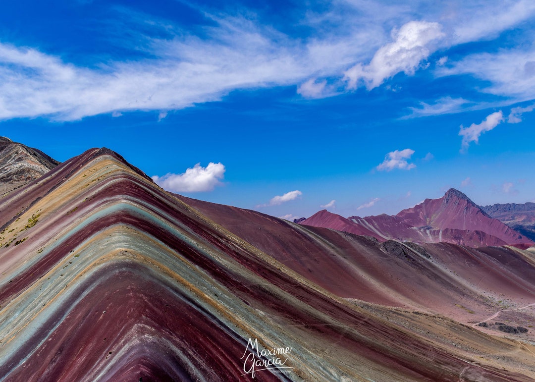 Printed Photo the Mountain of Seven Colors - Etsy