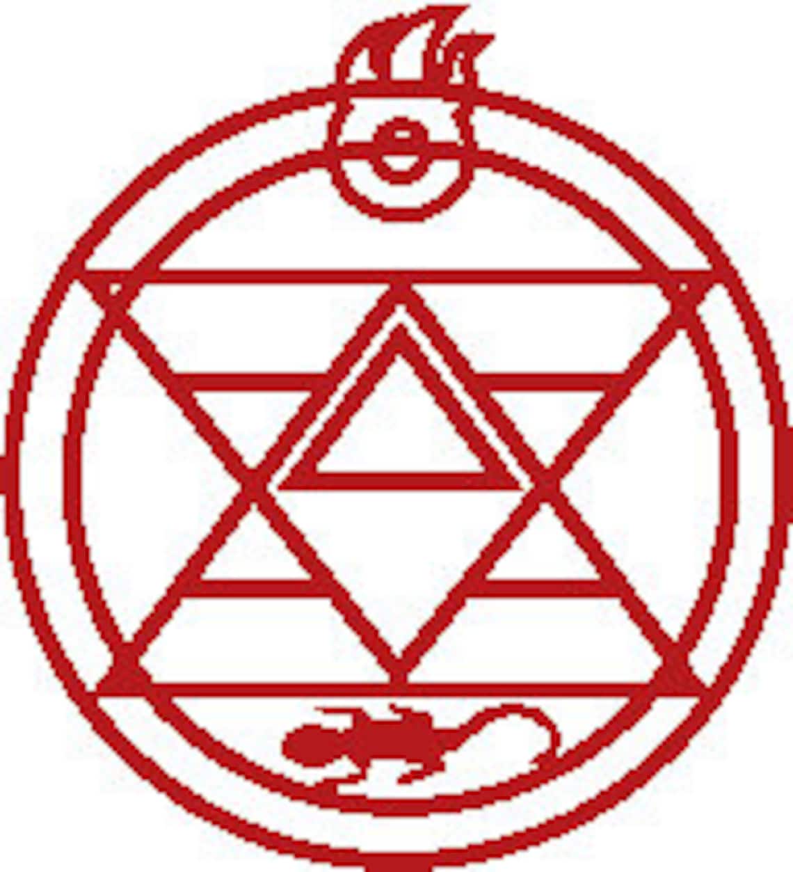 Roy Mustang's Transmutation Circle Tattoo - Etsy