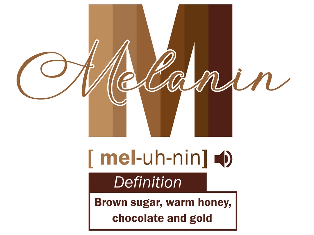 MELANIN DEFINTION SVG, Png Svg Cut File, Melanin Poppin Svg, Melanin ...