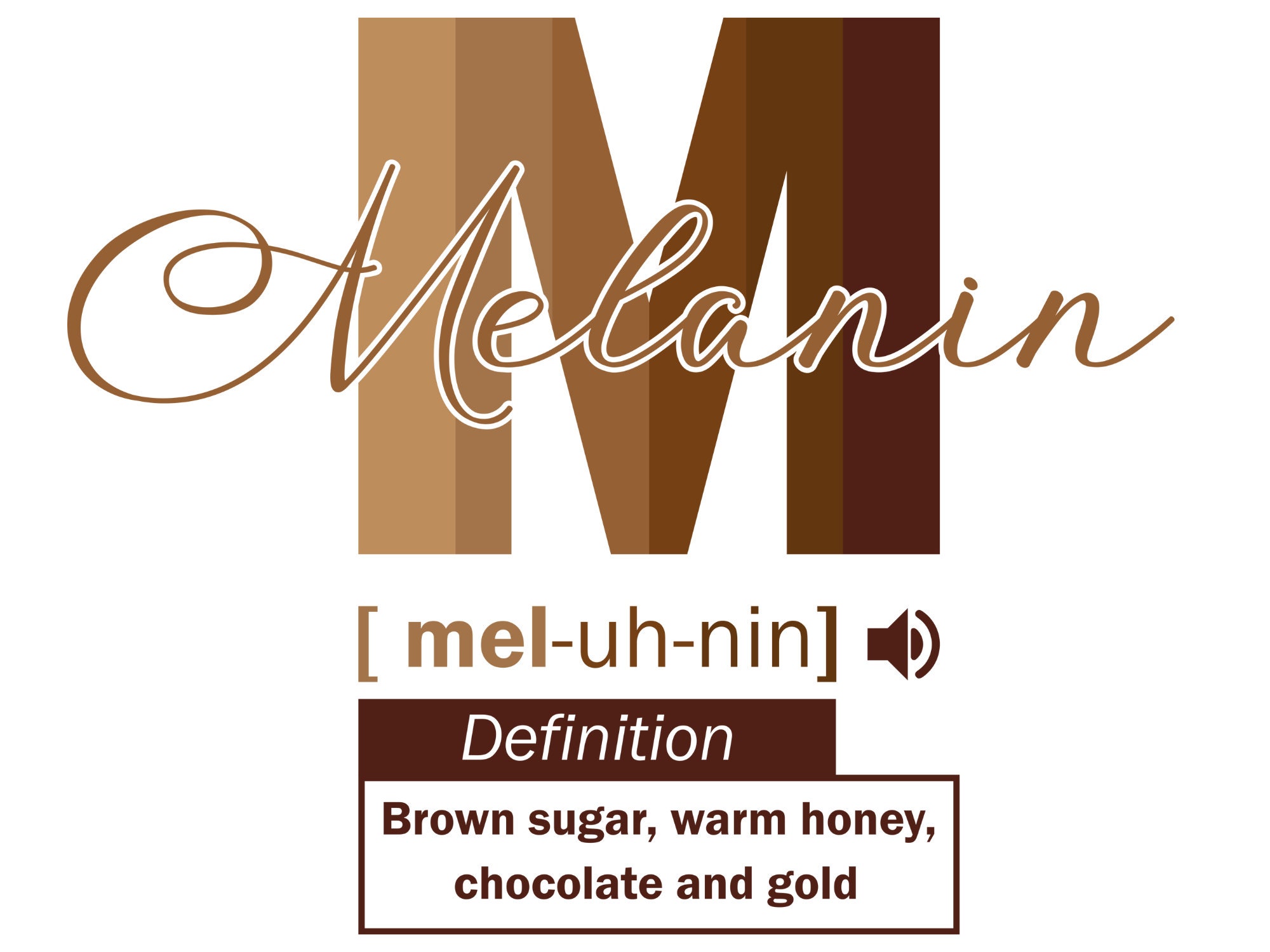 MELANIN DEFINTION SVG, Png Svg Cut File, Melanin Poppin Svg, Melanin ...