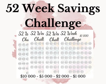 2,000 Money Savings Challenge - Etsy